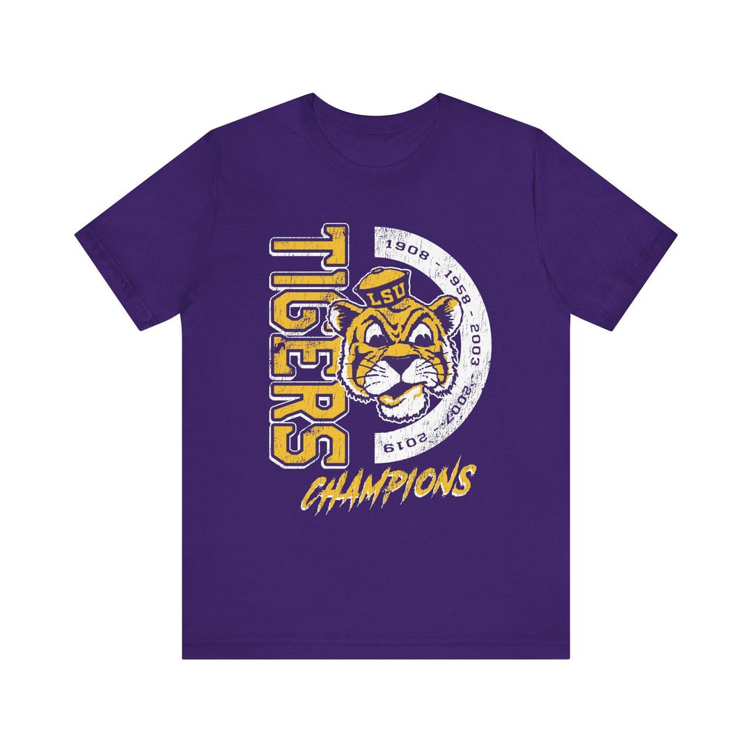 LSU Graphic Tee - Etsy