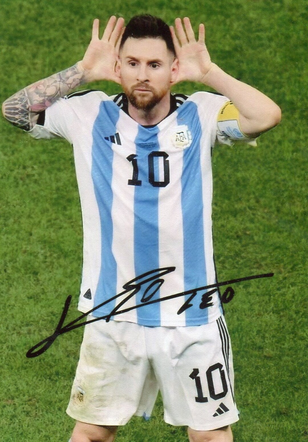 Lionel Messi Argentina Photo Printed Signed Autograph - Etsy