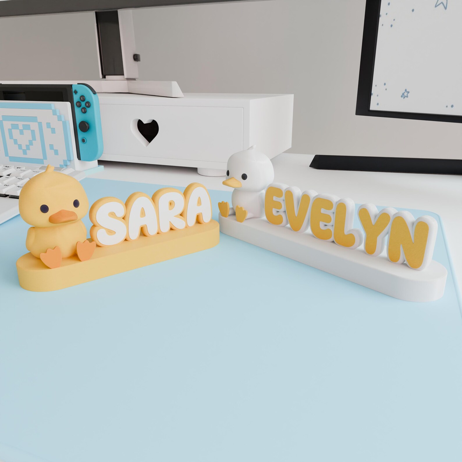 Custom Duck Nameplate , Personalized Gaming Name Sign , Twitch Name ...