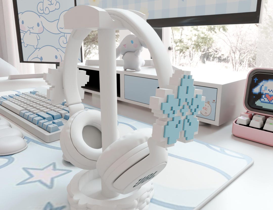 Sakura Headset Charm Attachment | Gaming Accessory | Kawaii Headset ...