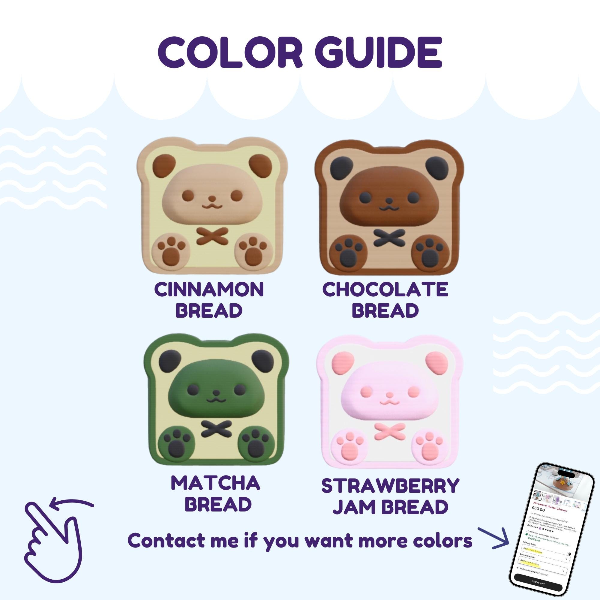 Bread Controller Stand Bear Aesthetic for Ps5 - Xbox and More | the ...