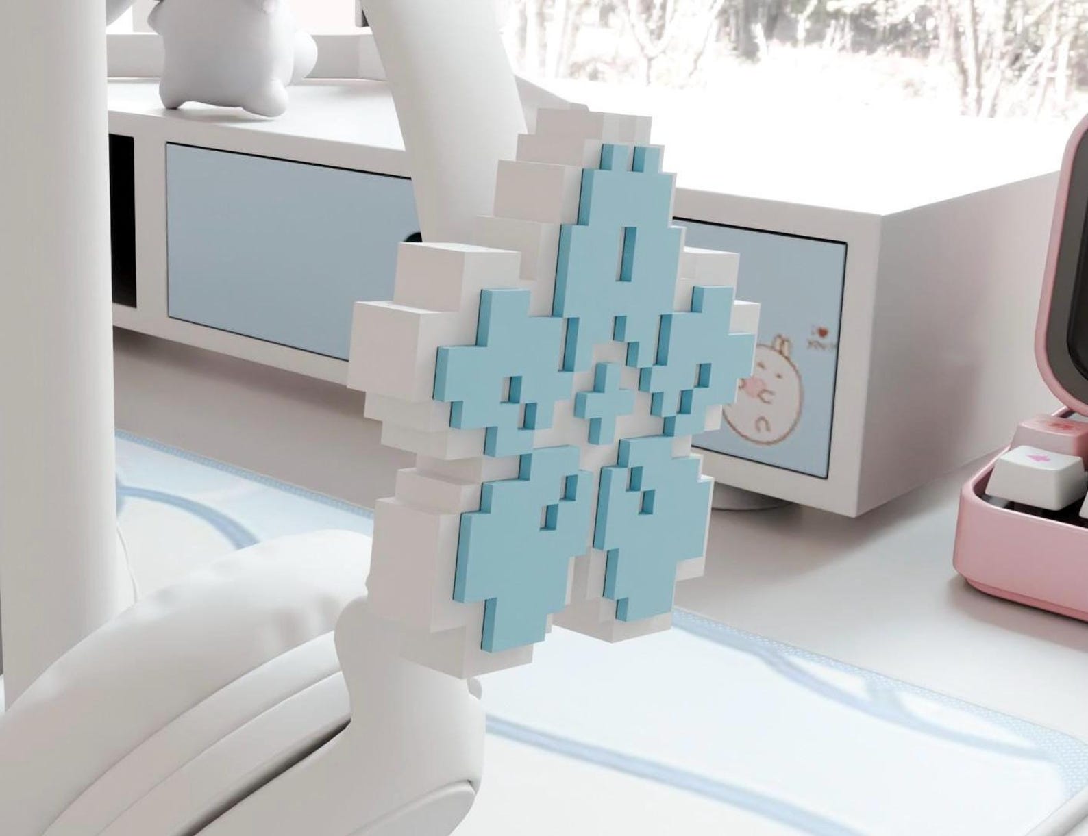 Sakura Headset Charm Attachment | Gaming Accessory | Kawaii Headset ...