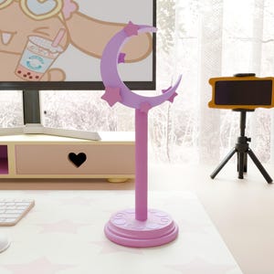 Moon Headphone Stand, Aesthetic Starry Holder, Custom Color Gaming ...