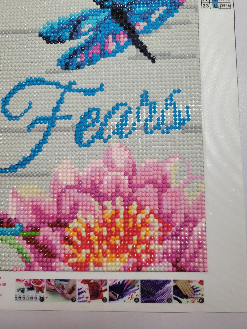 Diamond Artwork Inspirational Faith - Etsy