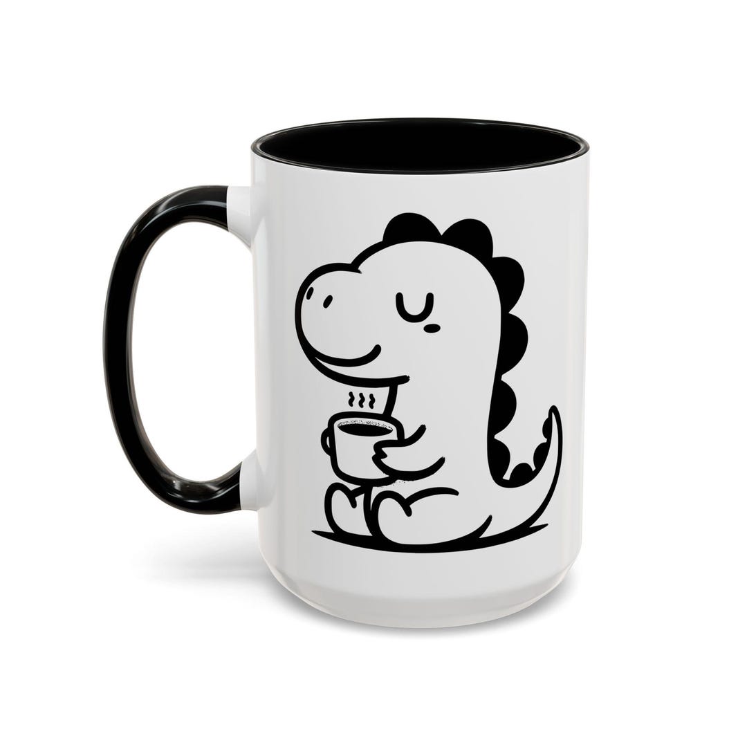Dinosaur Mug, Dino Coffee Cup, Prehistoric Creature Tea Mug, Jurassic ...