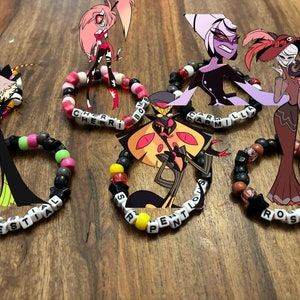 Hazbin Hotel Fanmade Bracelet Kandi - Etsy