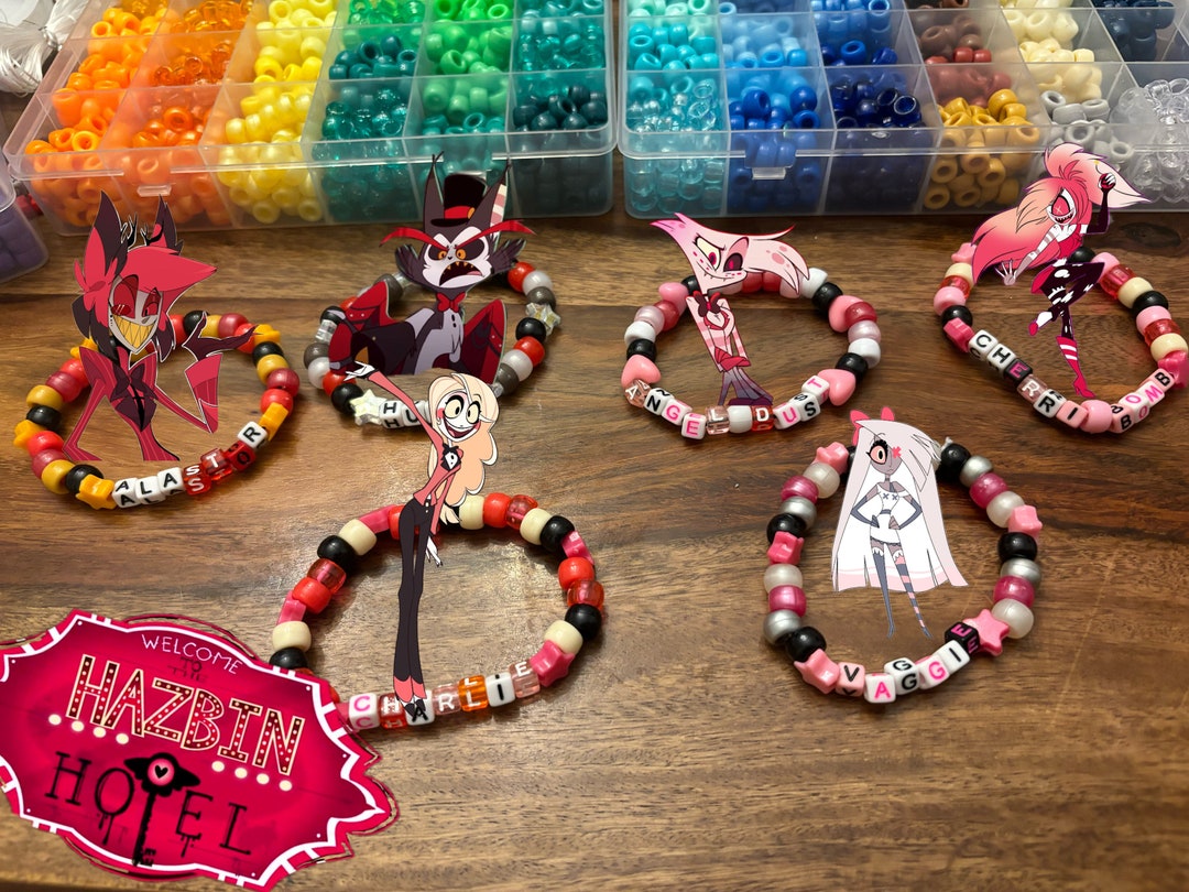 Hazbin Hotel Bracelet Kandi - Etsy Canada