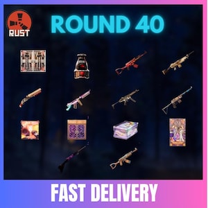 RUST (84 Skins) - All Rounds (40+41+42+43+44+45+46) - TWITCH DROPS - Etsy
