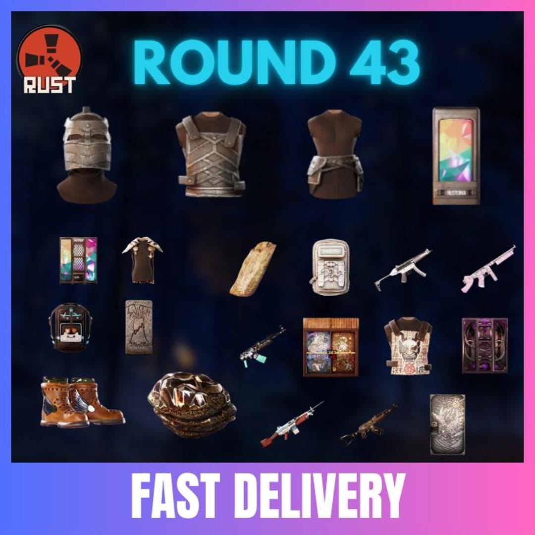 Rust (21/21 Skins) - ROUND 43 - TWITCH DROPS - Etsy
