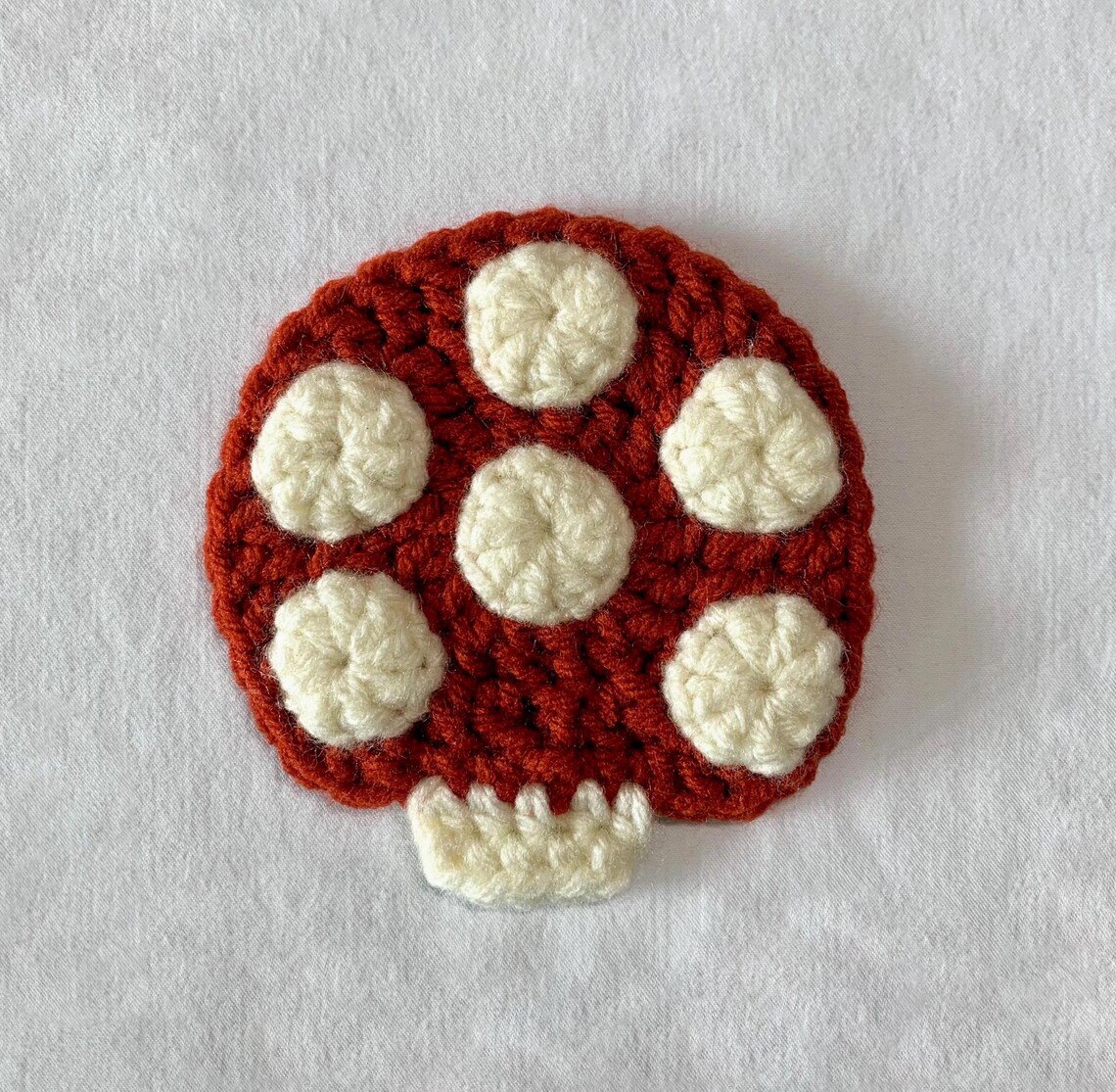 Crochet Pattern Crochet Mushroom Coasters Pattern, PDF Crochet Pattern ...