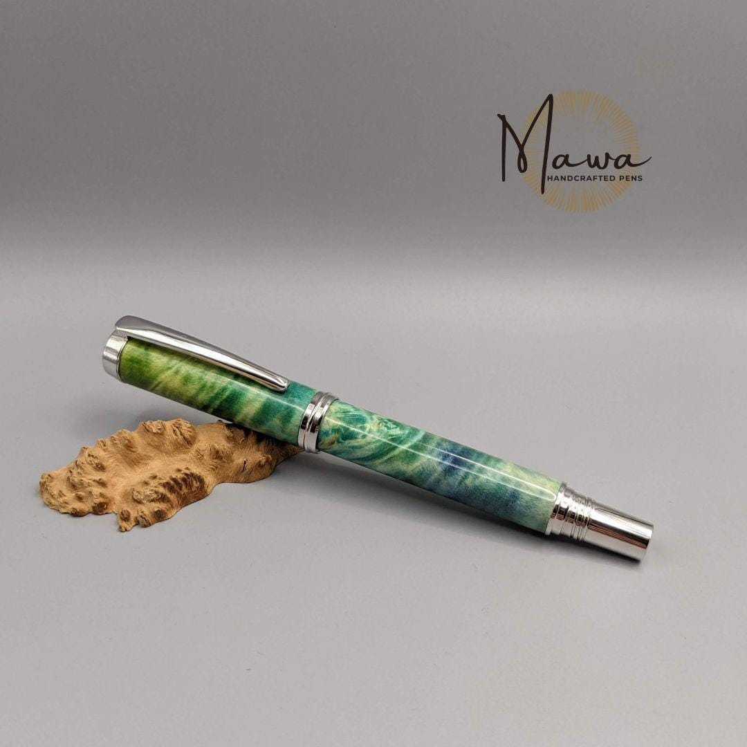 One of a Kind Handcrafted Fountain Pen | Unique Wood Fountain Pen ...