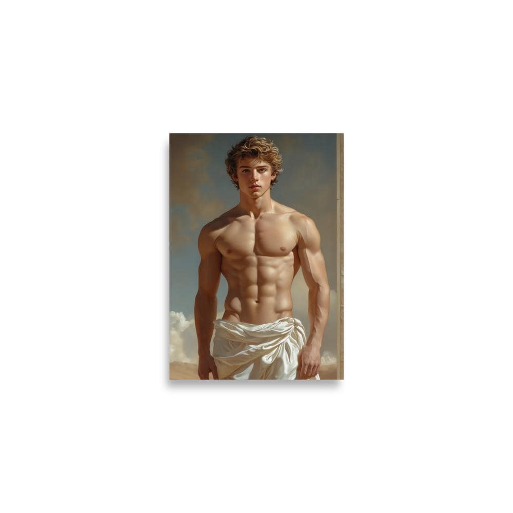 Olympian Dawn Male Model Art Poster Olympian Dawn Shirtless Male Model ...
