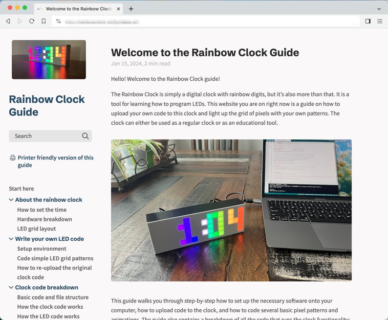 Learn to Code Leds - LED Rainbow Clock - Introduction to LED ...