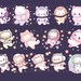 Celestial Space Cats Clipart Bundle, Cute Animal PNG Graphics, Cosmic ...