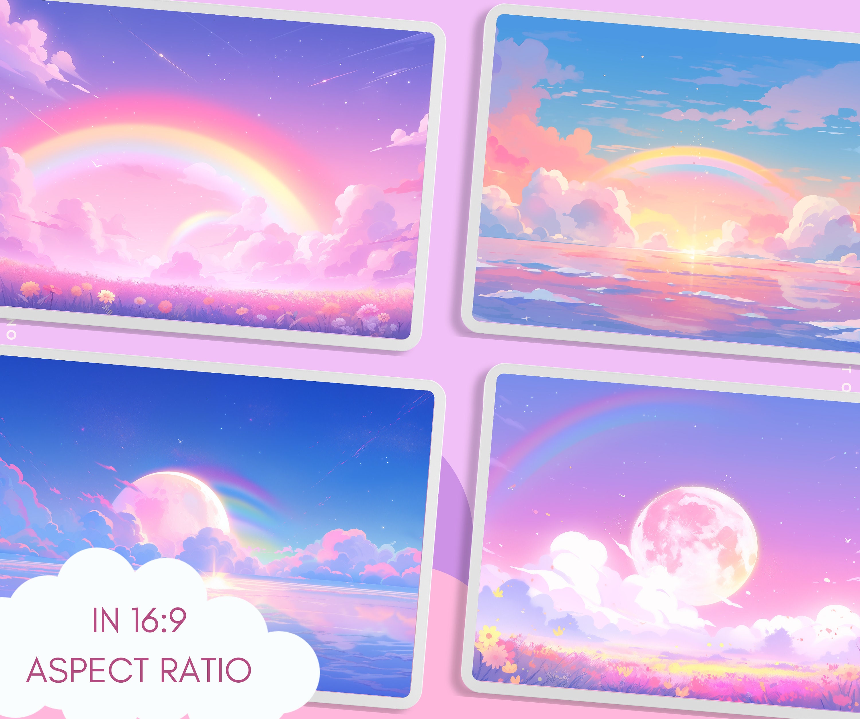 Pastel Ethereal Desktop Wallpaper Dreamy Aesthetic Wallpapers Meadow ...