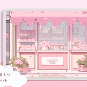 Pink Cafe Wallpapers Cherry Blossom Aesthetic Wallpapers Anime ...