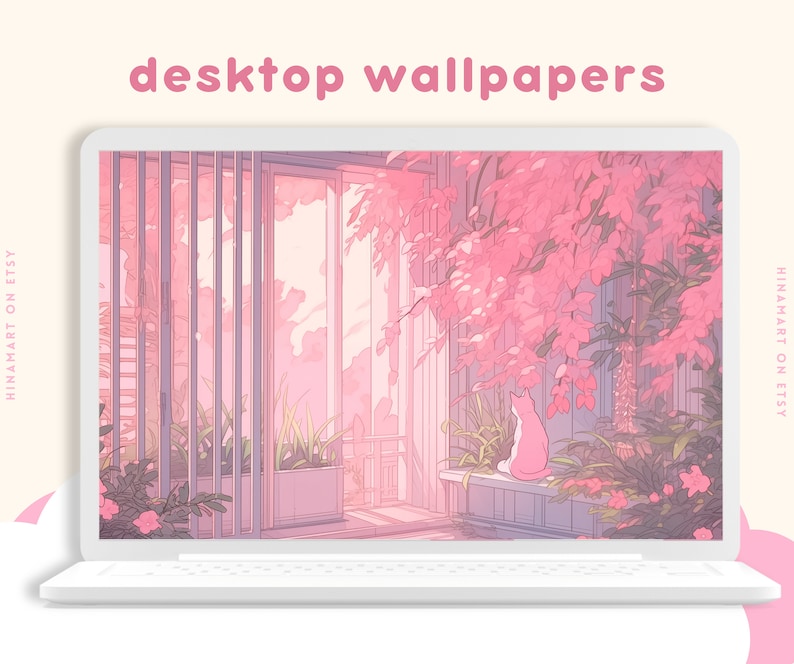 Pink Dreamy Cottagecore Wallpapers Pastel Aesthetic Cute Wallpaper Pack ...