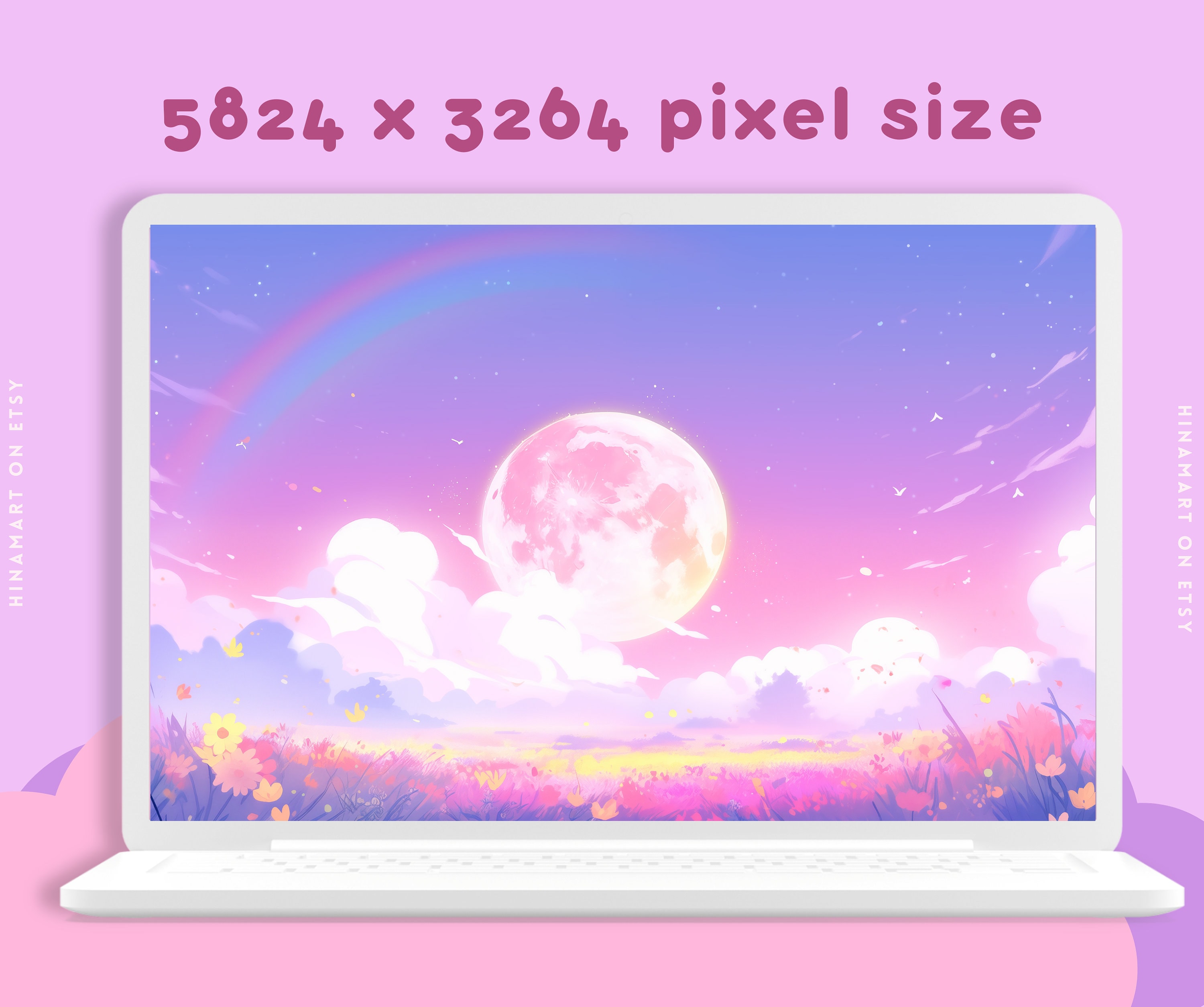 Pastel Ethereal Desktop Wallpaper Dreamy Aesthetic Wallpapers Meadow ...