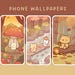 Cute Bunny Bear Autumn Wallpapers Kawaii Autumn Wallpaper Fall Desktop ...