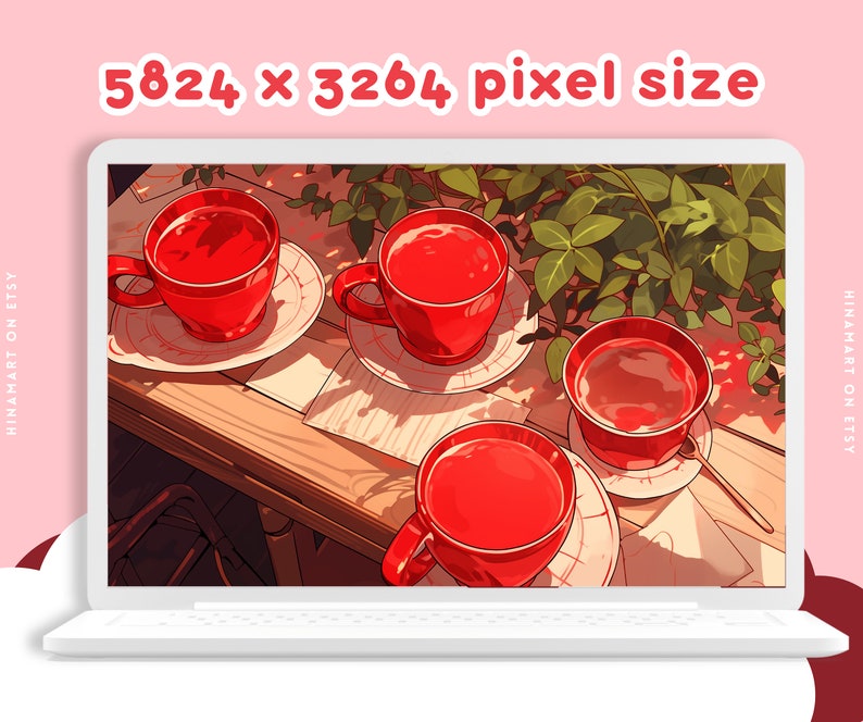 Lofi Red Wallpapers Pack Cute Art Desktop Night Cat Wallpaper Garden ...