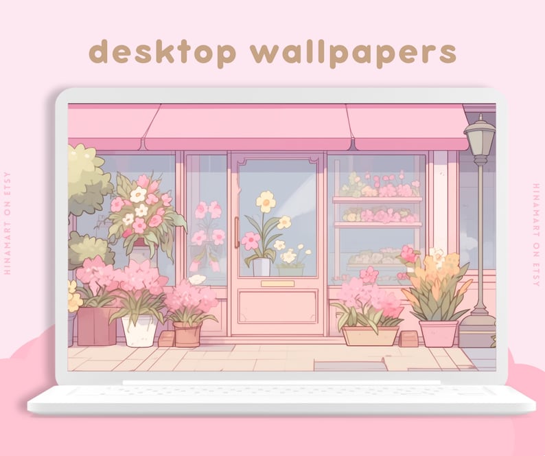 Pink Cafe Wallpapers Cherry Blossom Aesthetic Wallpapers Anime ...