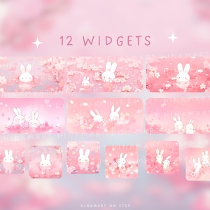 Sakura Bunny Phone Pack Ios Icons Android Theme Icon Pack Cute Pink ...