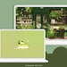 Lofi Matcha Green Desktop Set Wallpapers Icons Cute Desktop Organizer ...
