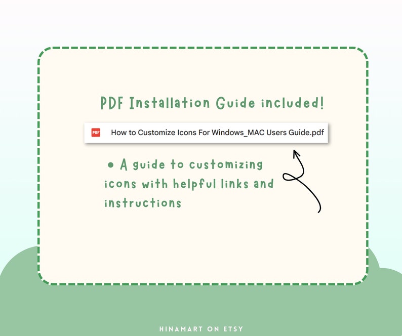 Pastel Frog Desktop Icons Set Cute Aesthetic Green Desktop Organizer ...