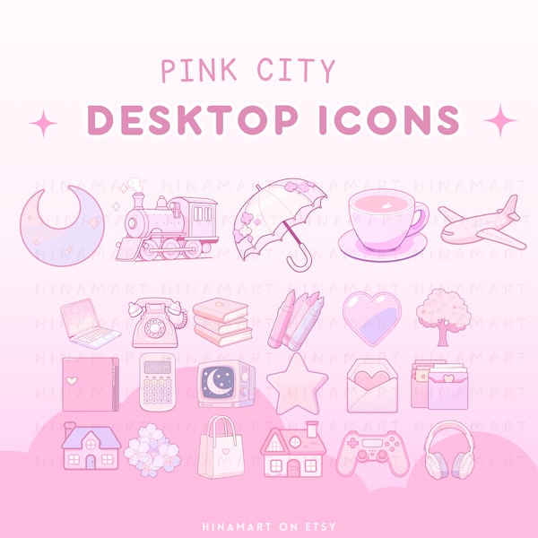 Desktop Icons - Etsy