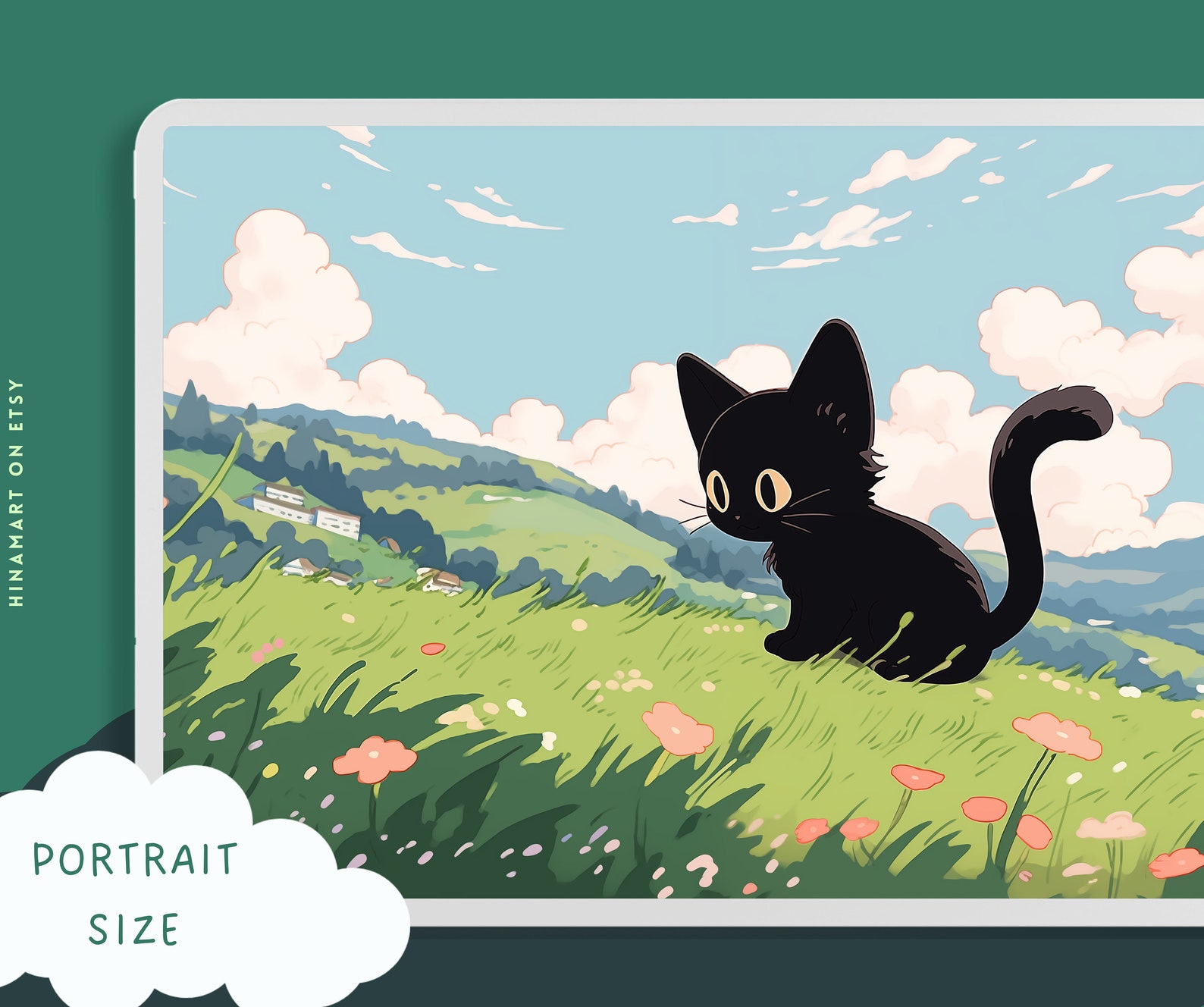 Black Cats Wallpaper Lofi Matcha Wallpaper Plants Anime Wallpaper ...