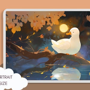 Autumn Ducks Wallpaper Cute Wallpapers Cozy Fall Wallpaper Kawaii Lofi ...