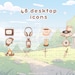 Fantasy Adventure Desktop Icons Set Aesthetic Desktop Organizer Icon ...
