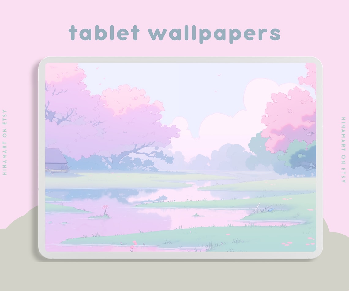 Pastel Cottage Wallpapers Cozy Spring Wallpaper Kawaii Cute Desktop ...