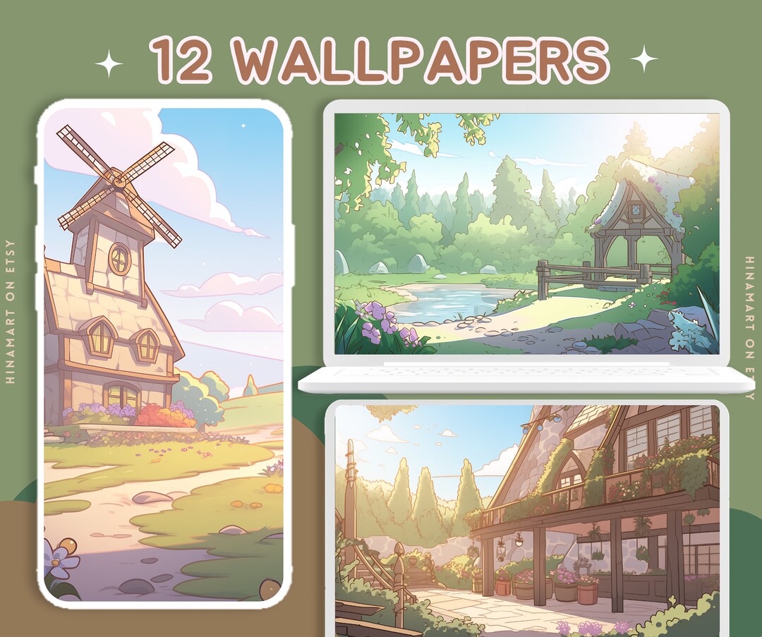 Fantasy Adventure Wallpapers Scenery Landscape Cottagecore Wallpaper ...