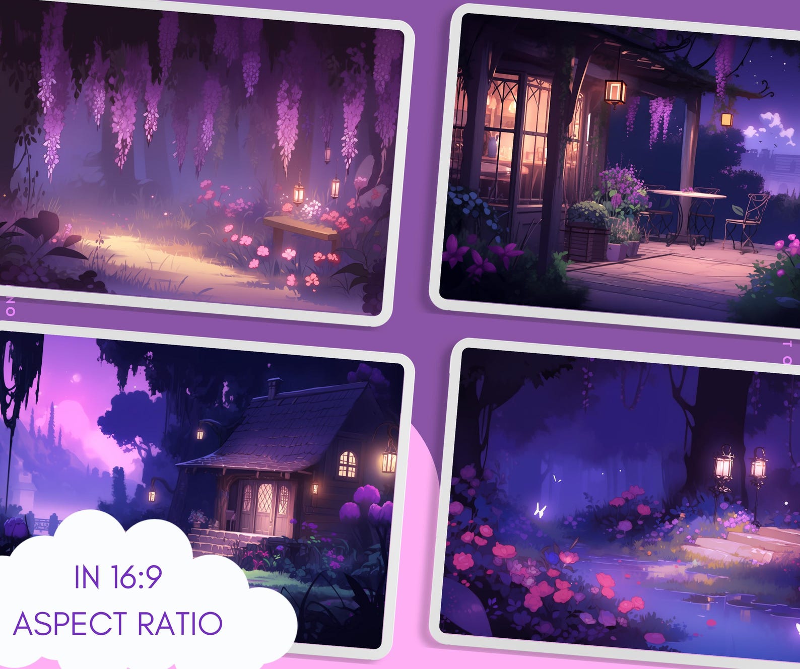 Purple Fantasy World Wallpapers Anime Wallpapers Cute Wallpaper ...