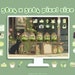 Lofi Matcha Green Desktop Set Wallpapers Icons Cute Desktop Organizer ...
