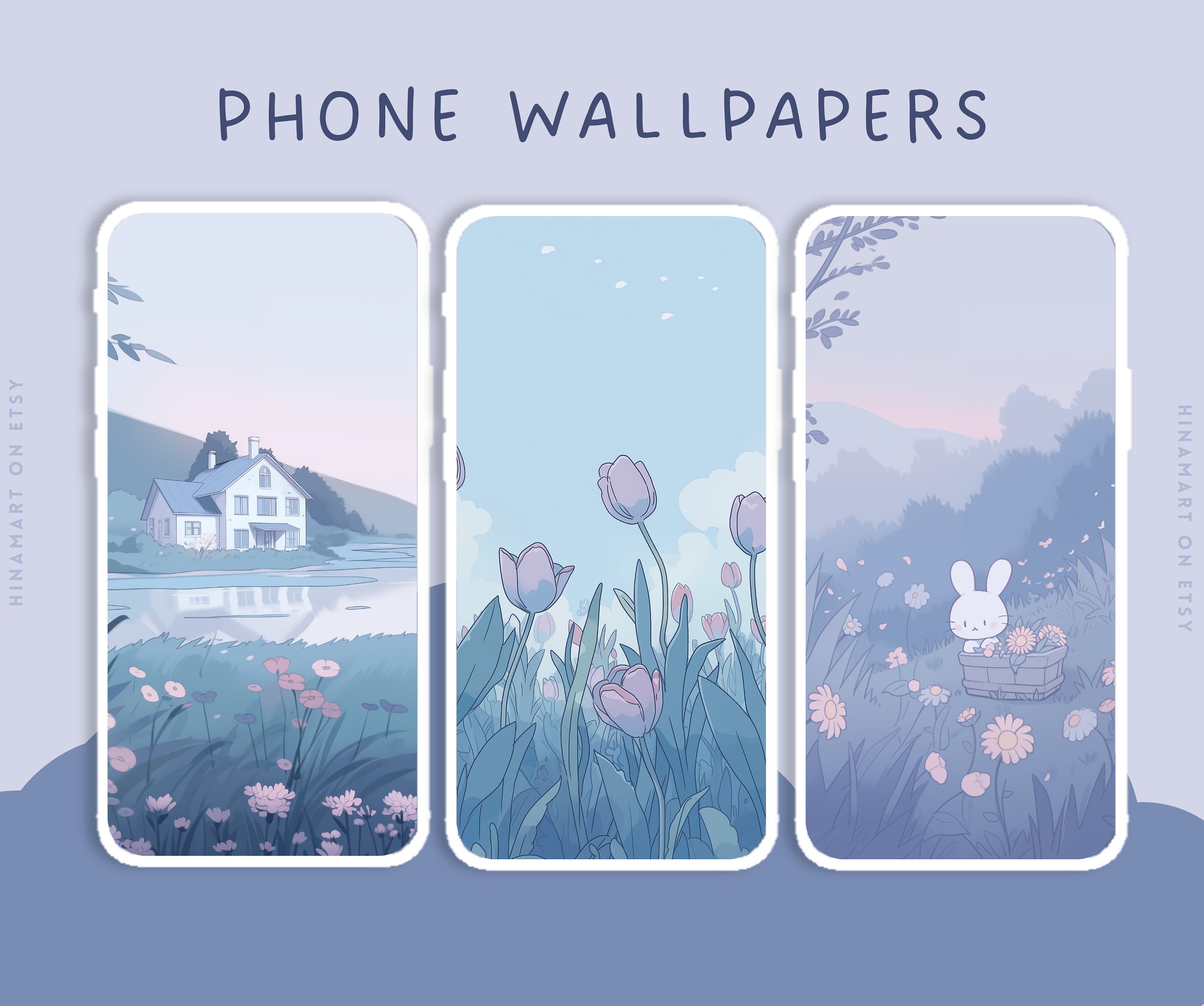 Moody Lofi Wallpapers Blue Pastel Wallpapers Desktop Wallpaper Anime ...