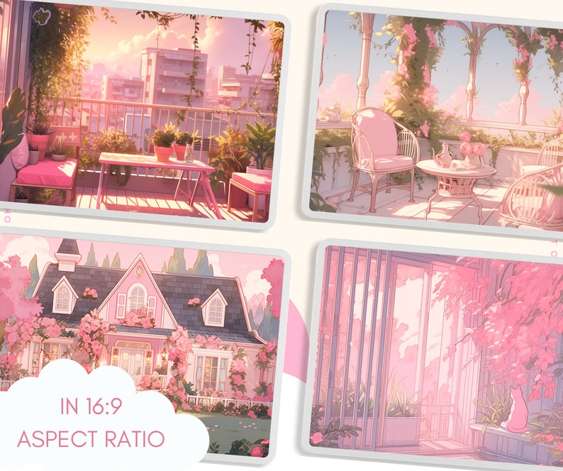 Pink Dreamy Cottagecore Wallpapers Pastel Aesthetic Cute Wallpaper Pack ...