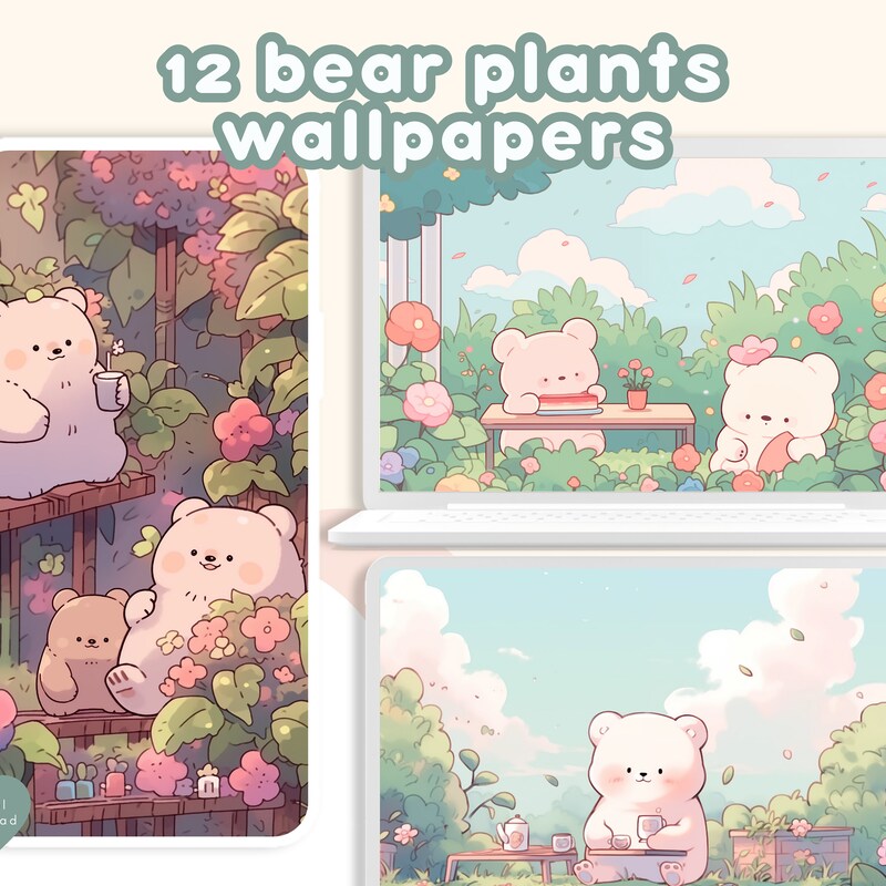 Bear Wallpaper - Etsy
