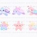 Cute Mermaids Clipart Bundle PNG, Little Sea Animals Clipart, Ocean ...