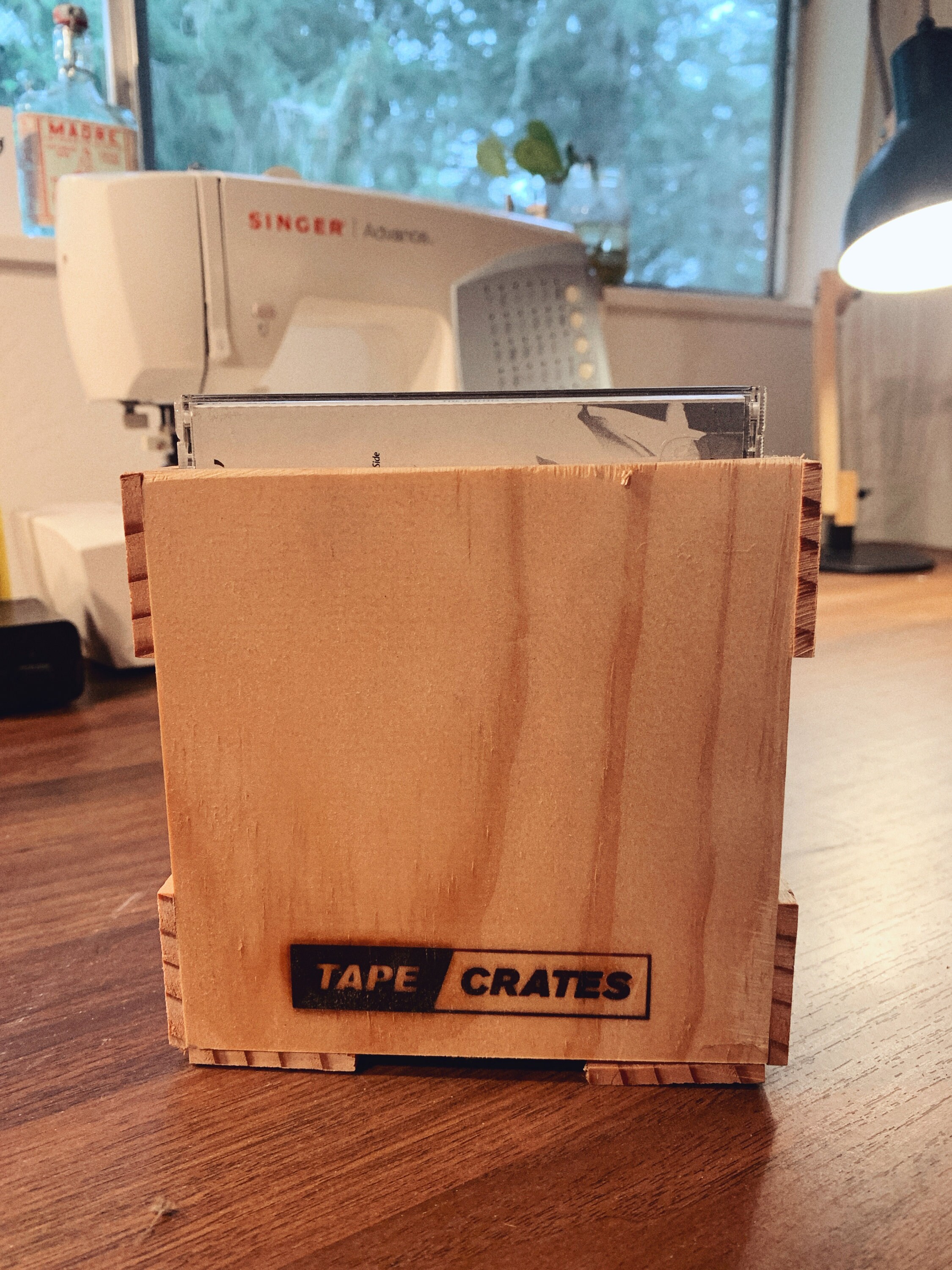 Tape Crates Handmade Wooden CD Crate Holds 18 Compact Discs - Etsy