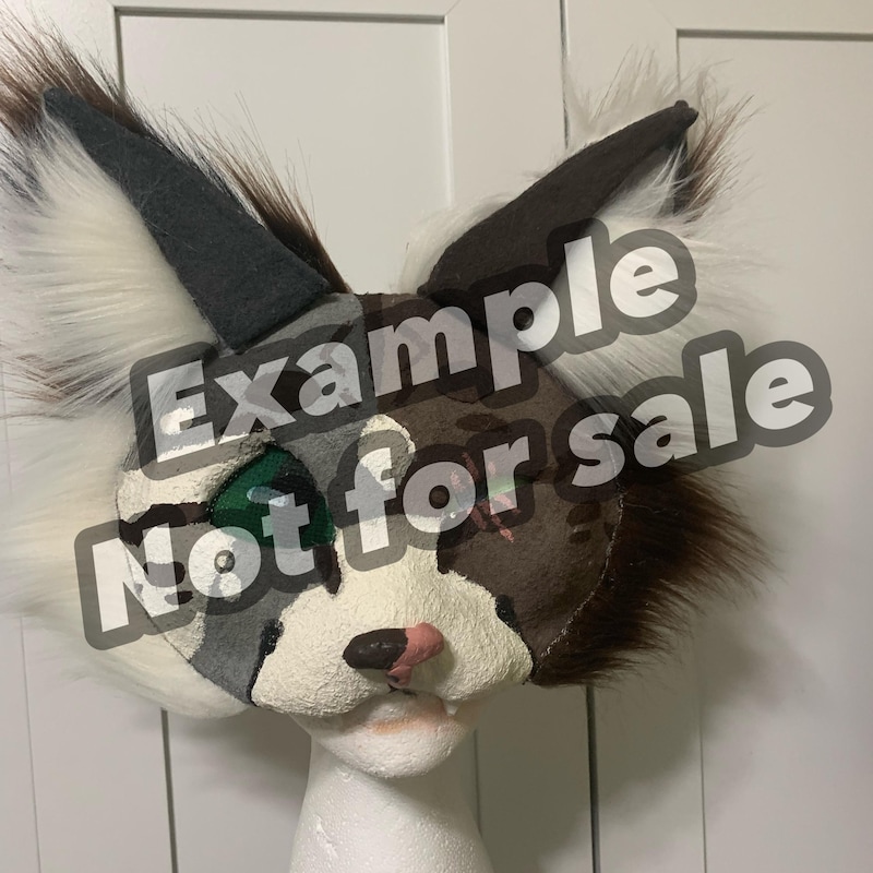 Therian Raccoon Mask - Etsy