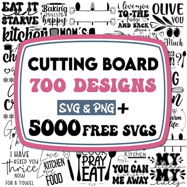 Cutting Board Svg - Etsy
