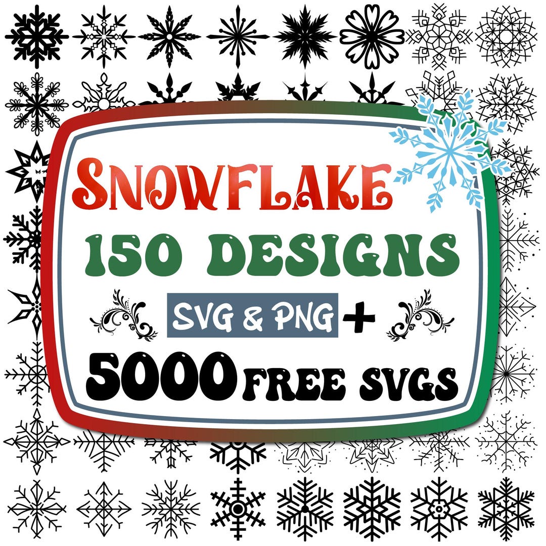 Snowflake Svg | Snowflake Svg Bundle | Snowflake Clipart | Snowflake ...