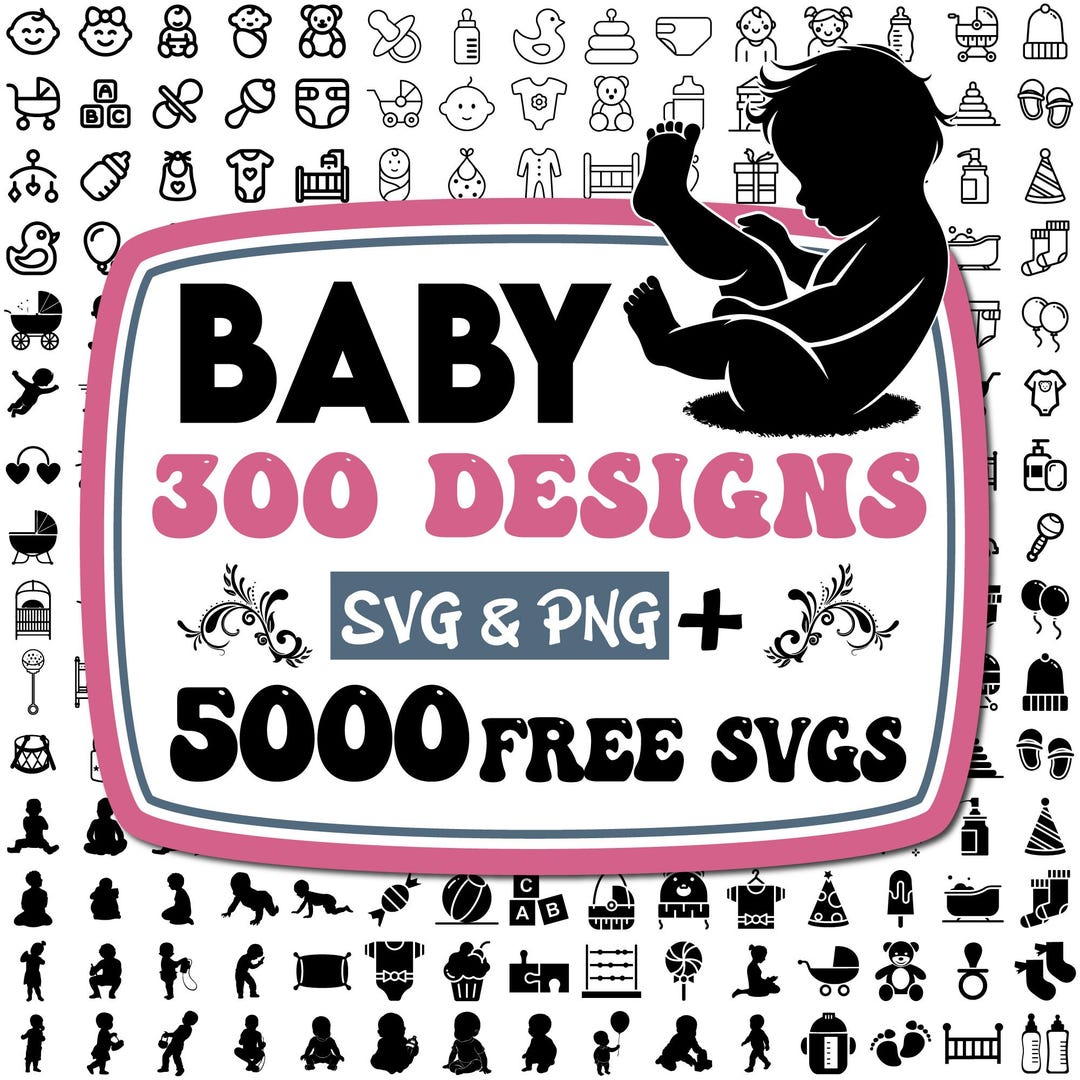 Baby Svg Bundle | Baby Png Bundle | Baby Clipart | Baby Svg Cut Files ...
