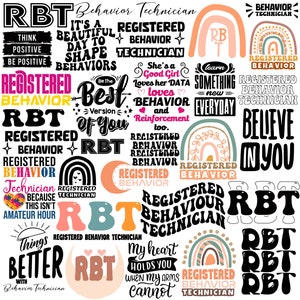 Registered Behavior Technician Svg Rbt Png Rbt Svg Bcba Svg Behavioral ...