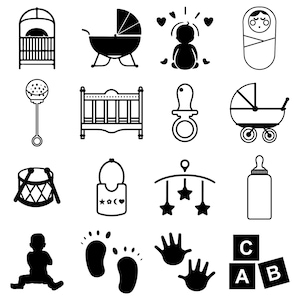 Baby Svg Bundle | Baby Png Bundle | Baby Clipart | Baby Svg Cut Files ...
