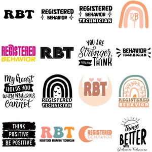 Registered Behavior Technician Svg Rbt Png Rbt Svg Bcba Svg Behavioral ...
