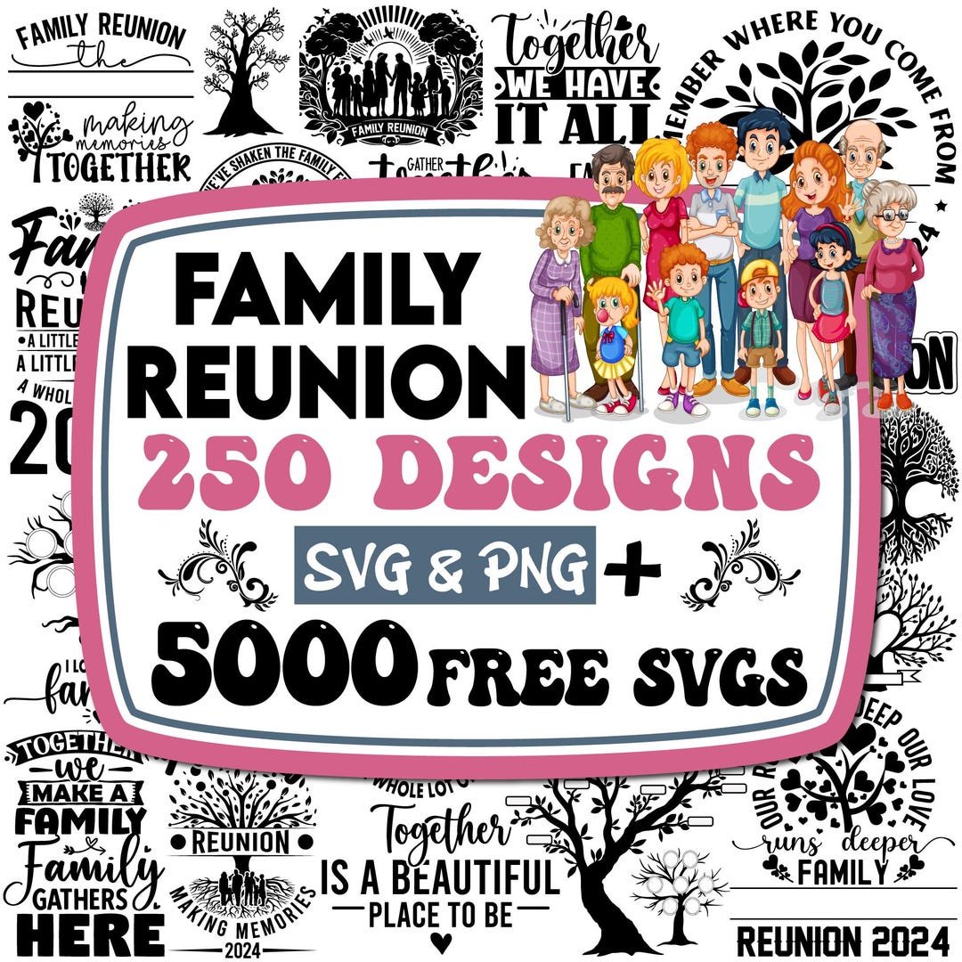 Family Reunion SVG Bundle: Tree of Life Designs (digital Download) - Etsy