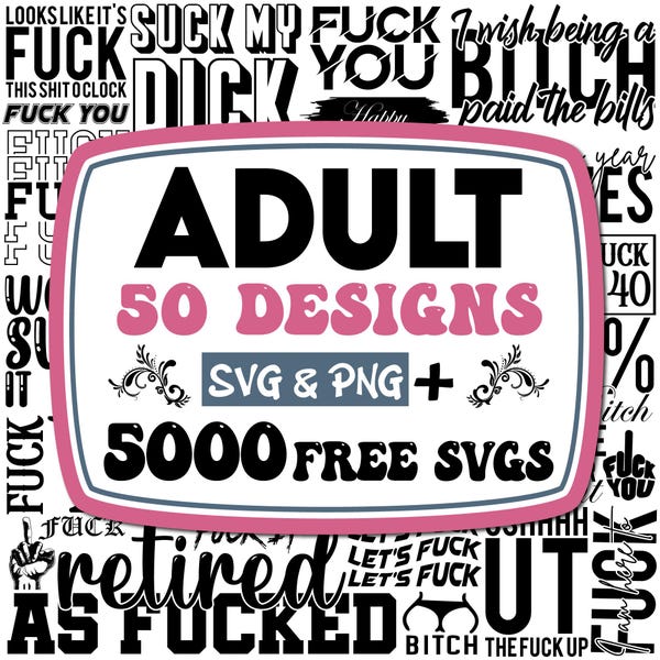 Adult Funny Svg - Etsy